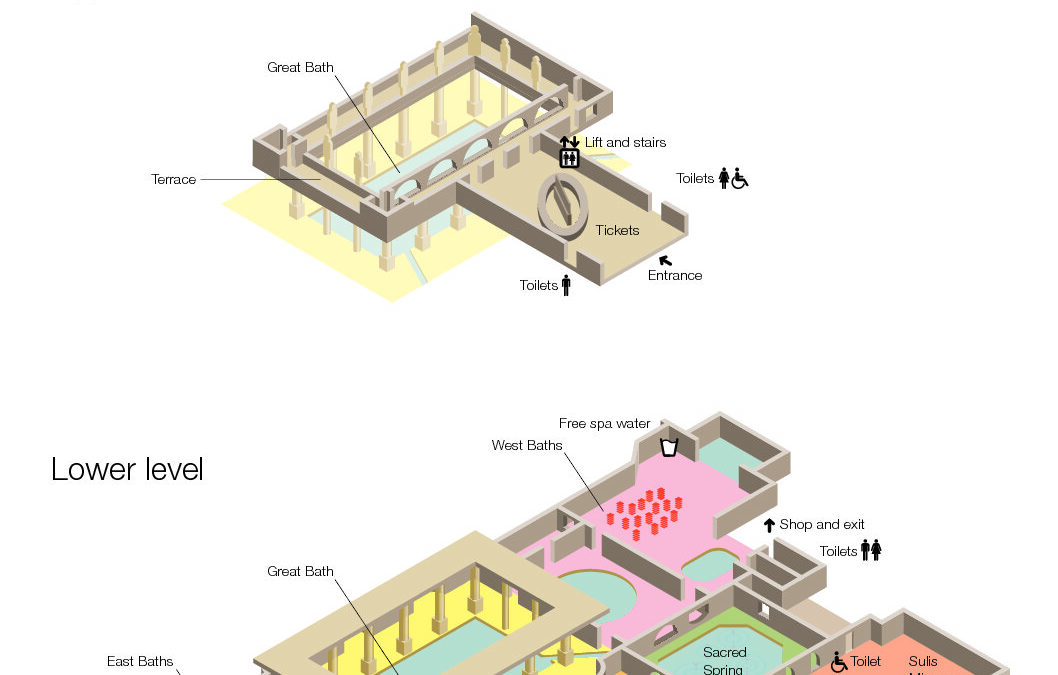 Roman Baths Floorplan | Travel ze Globe